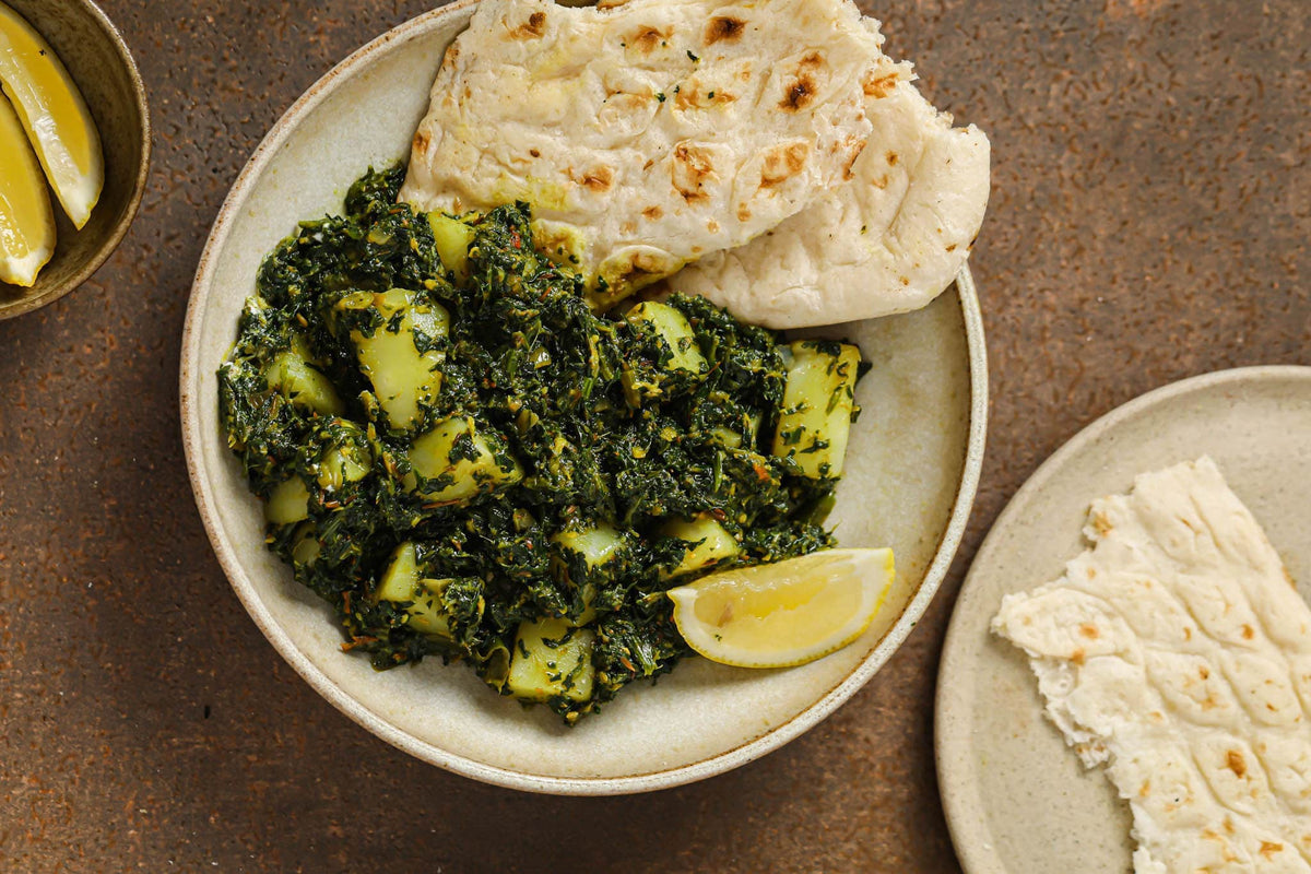 30-Minute Aloo Palak (Spinach and Potato Curry) — Food Garden