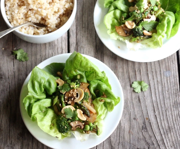 Spring Veggie Asian Lettuce Wraps — Food Garden