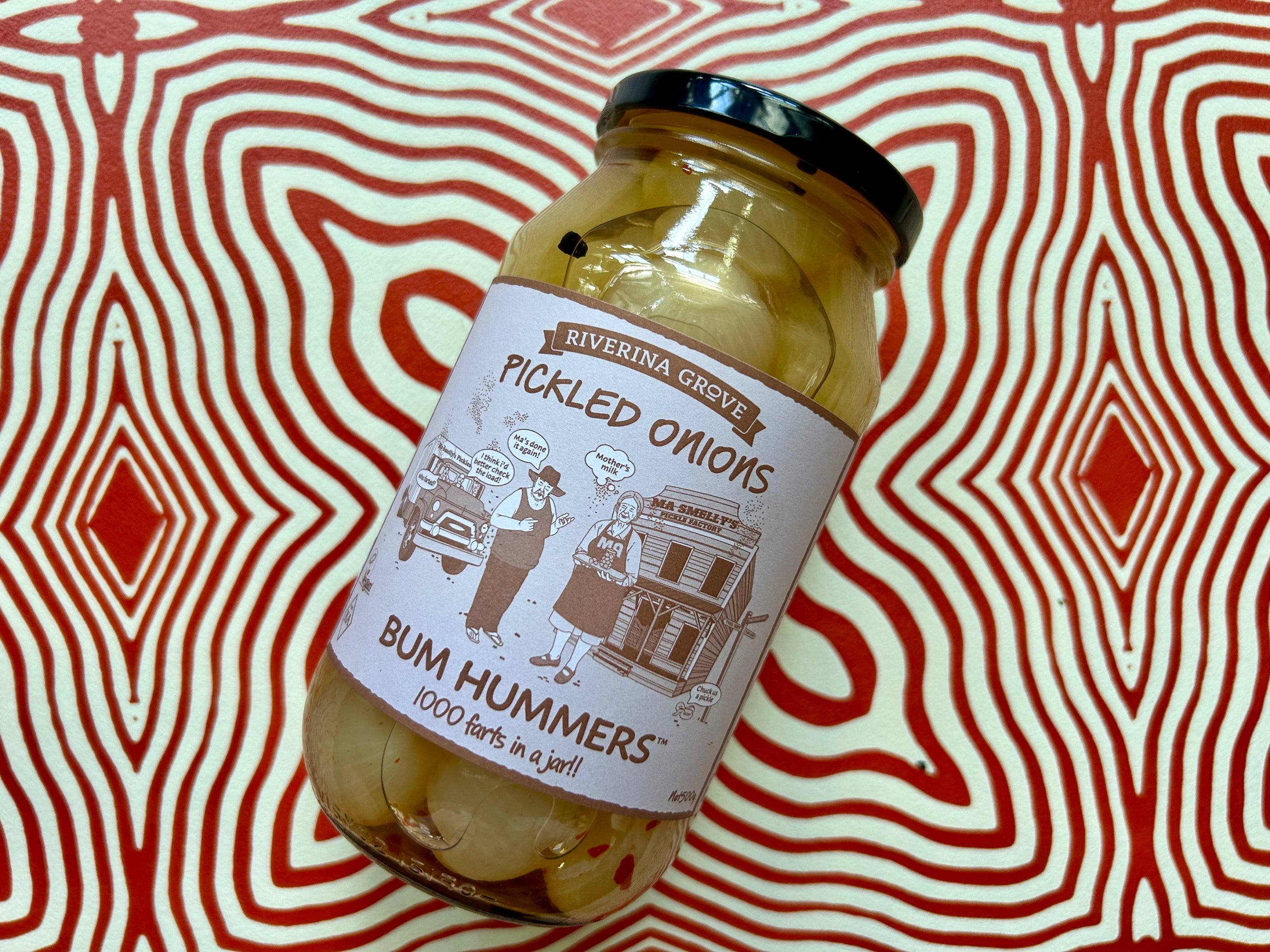 Pickled Onions, Bum Hummers (500g) — Food Garden