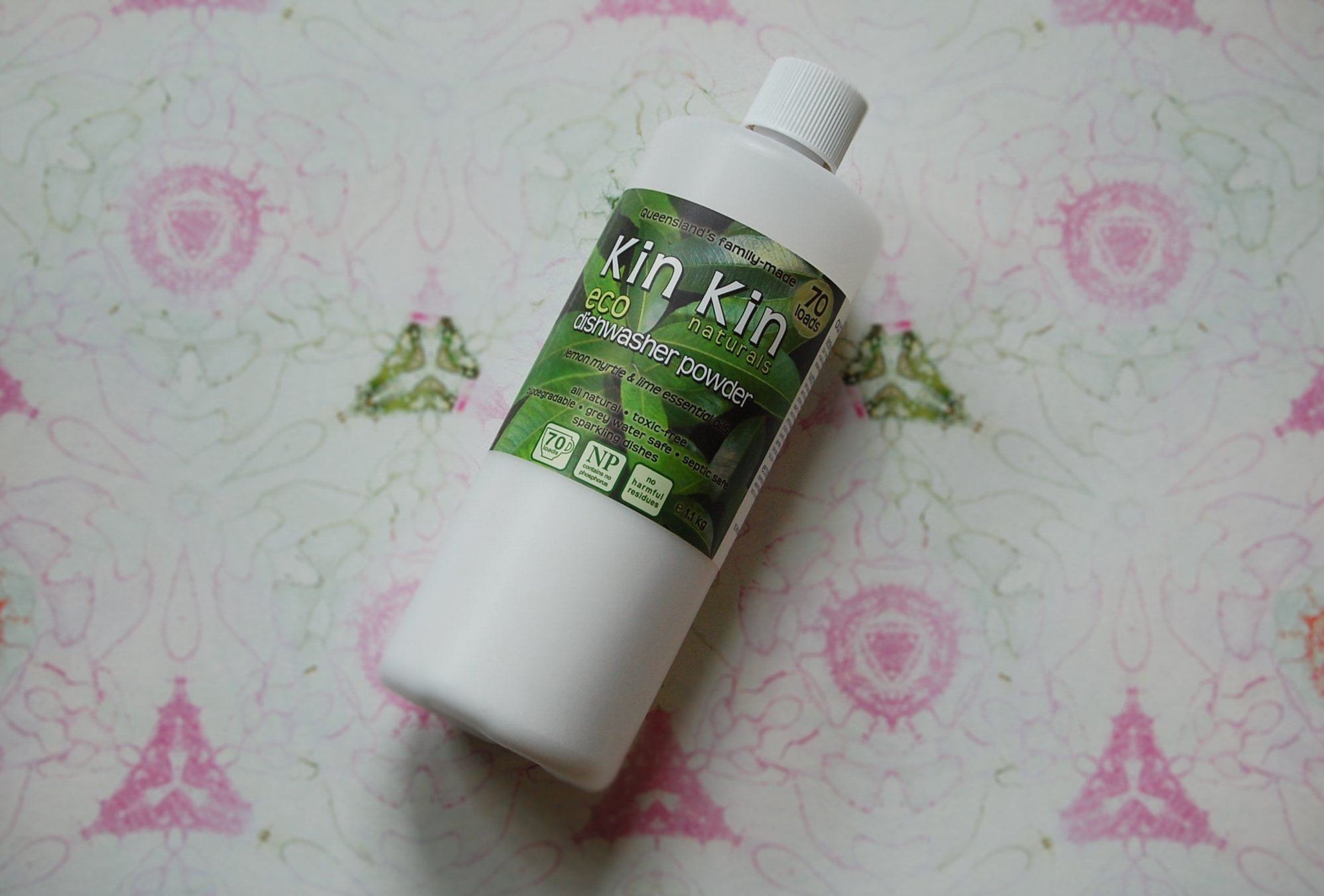 Kin Kin Dishwasher Powder Lemon Myrtle & Lime (1.1kg) — Food Garden